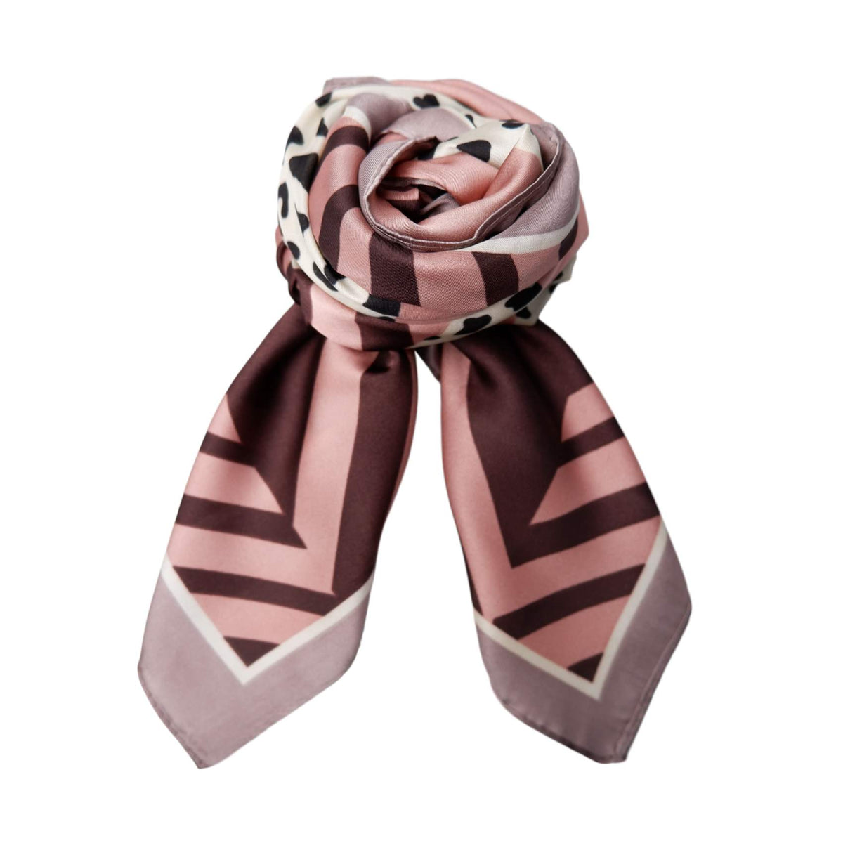 BCHAYS mini scarf - Winter Rose – Black Colour