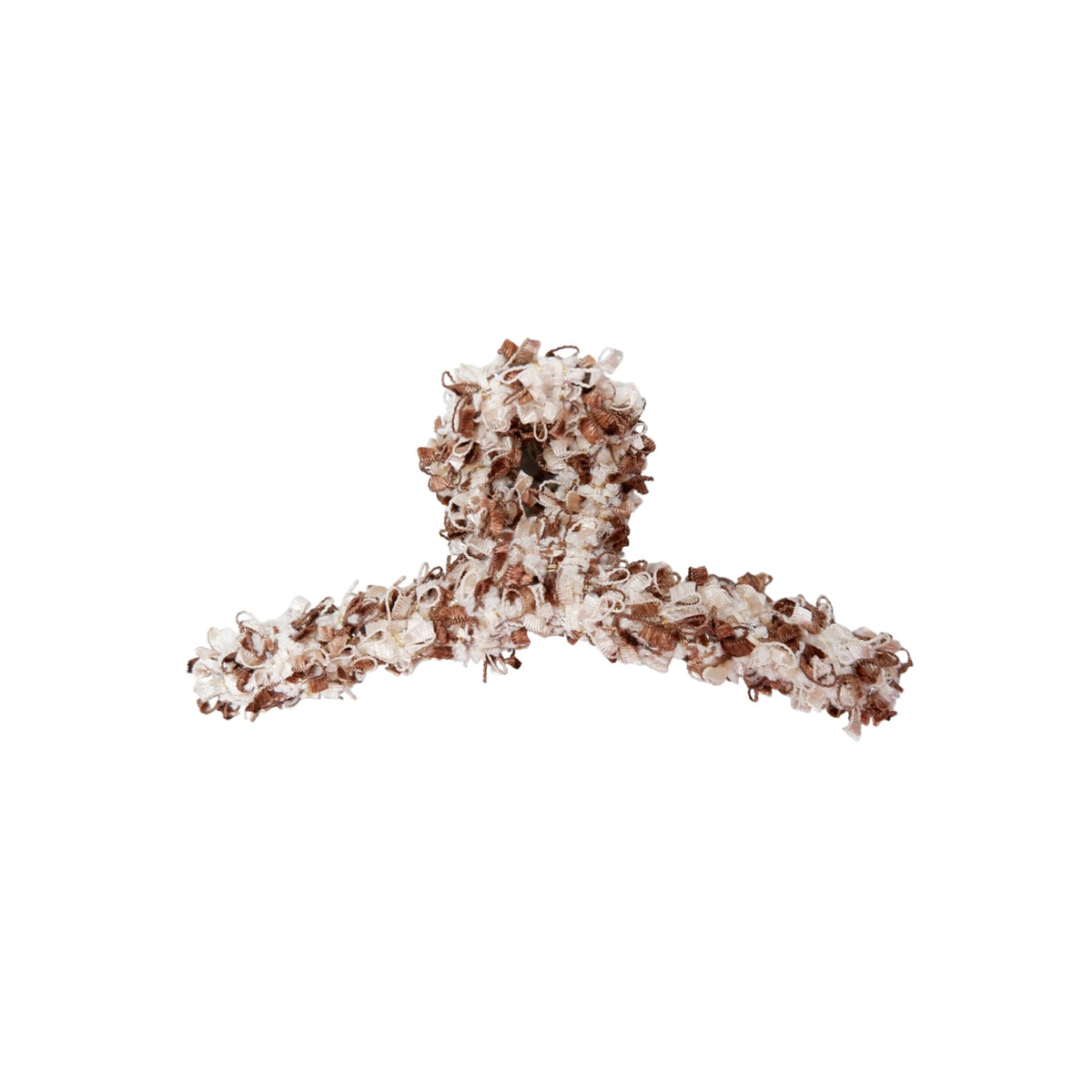 BCPICCADILLY hair claw - Brown/Off White – Black Colour
